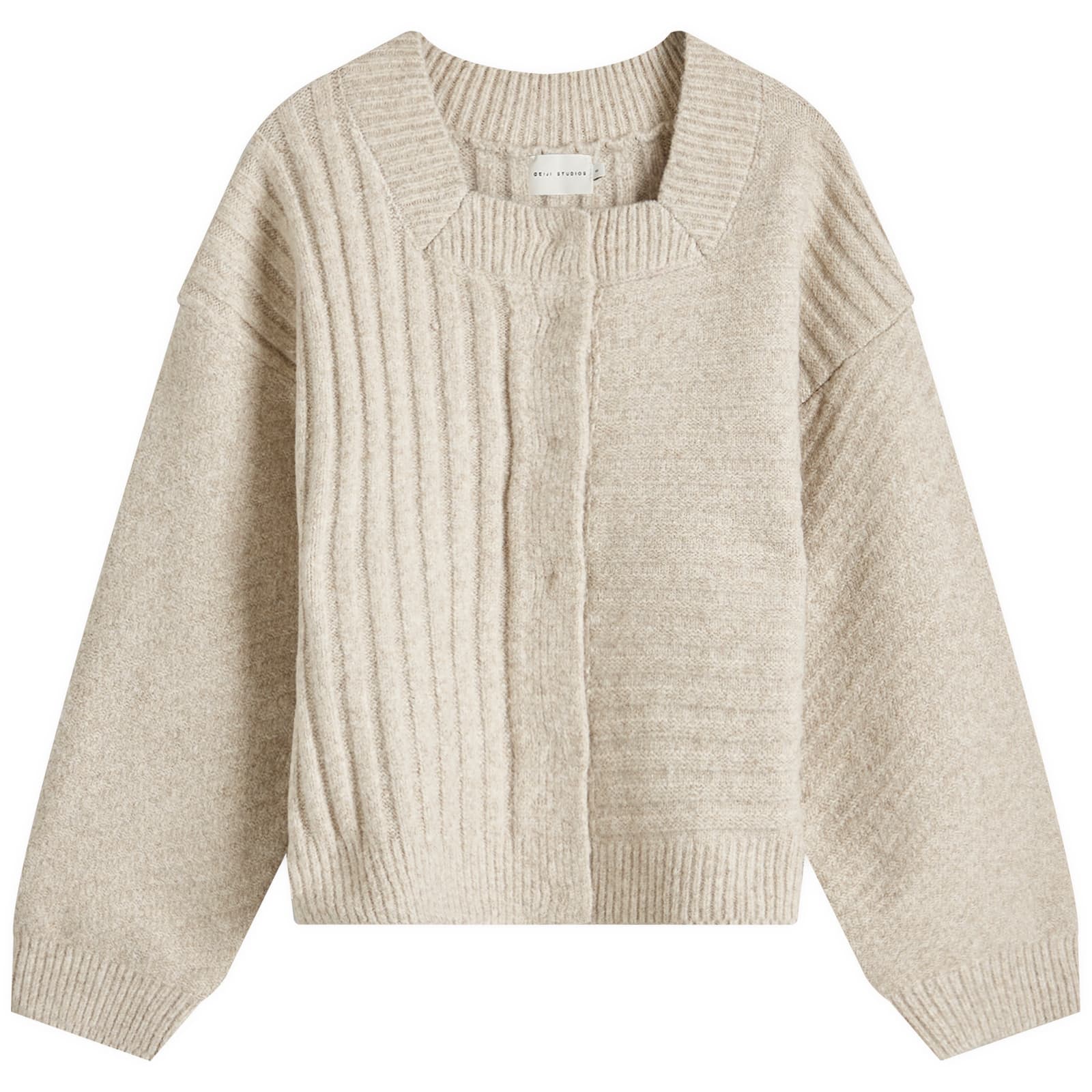 Deiji Studios OS Square Cardigan Off-White | END. (US)