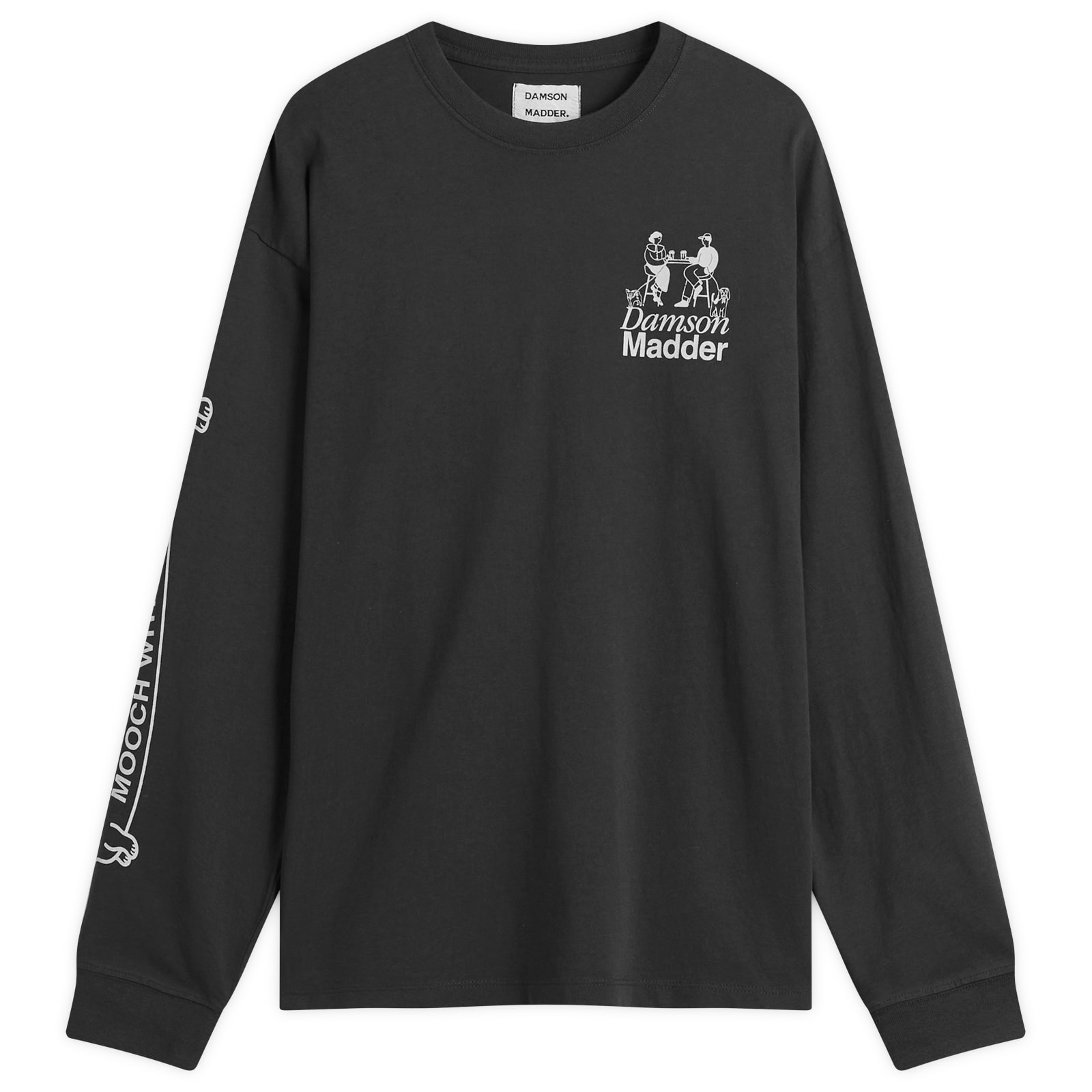 Damson Madder Dog Walker Long Sleeve T-Shirt Black | END. (NZ)