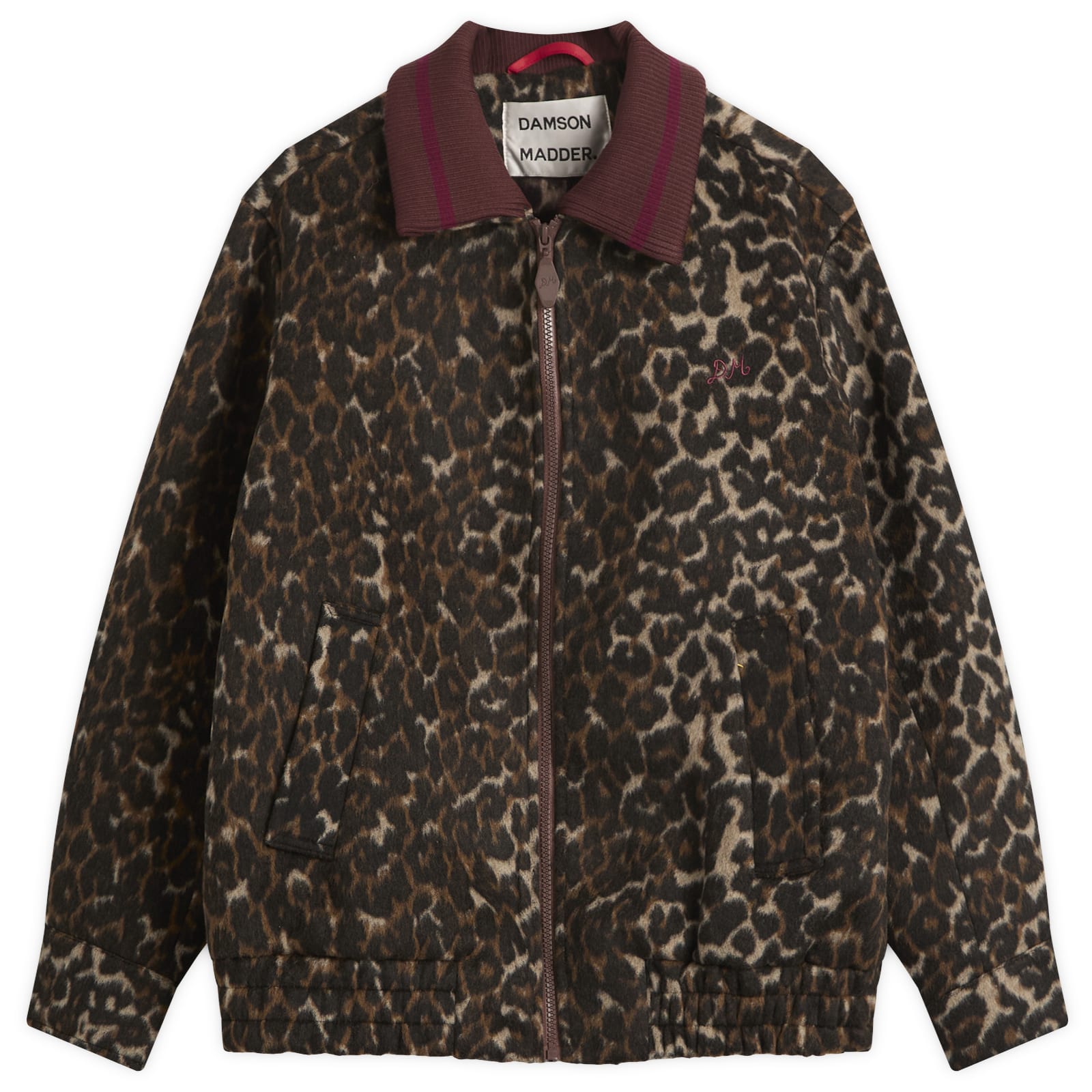Damson Madder Pixie Leopard Bomber Jacket Leopard | END. (SG)