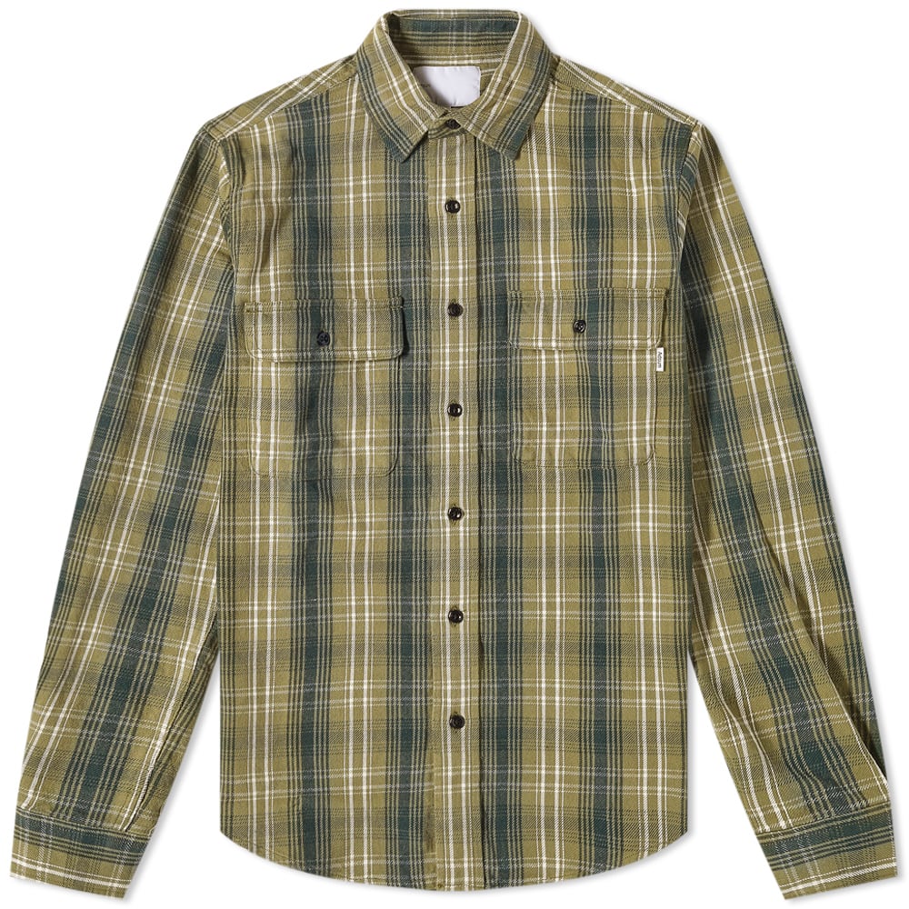 Adsum Workshirt Light Olive Classic Plaid | END. (AR)