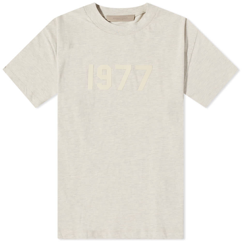 FEAR OF GOD ESSENTIALS 1977 Crew Neck T-Shirt Light Oatmeal | END. (US)