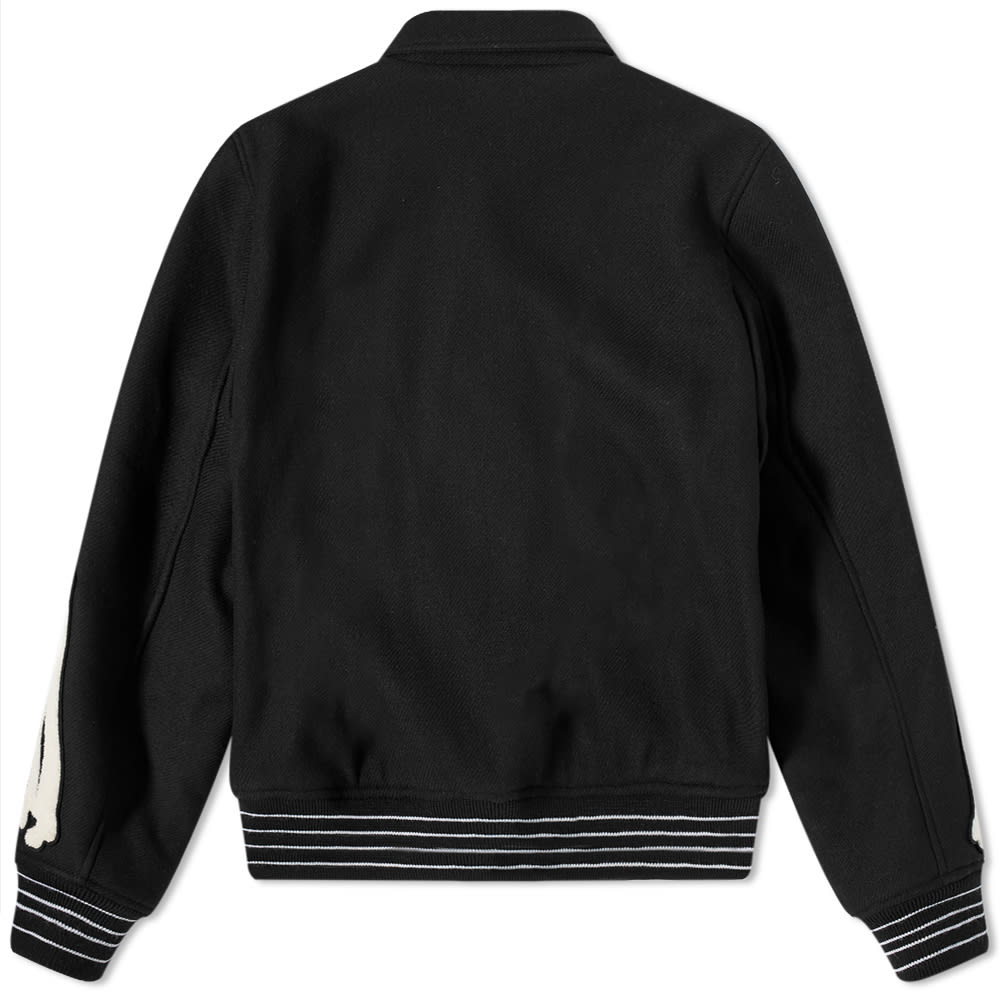 AMIRI Bones Varsity Jacket Black | END. (Europe)