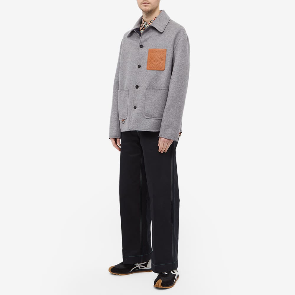 Loewe Wool Workwear Jacket Grey & Navy | END. (Global)