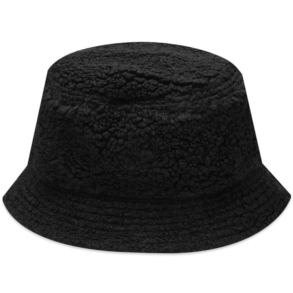 Fred Perry Authentic Reversible Borg Fleece Bucket Hat The Hoxton Trend