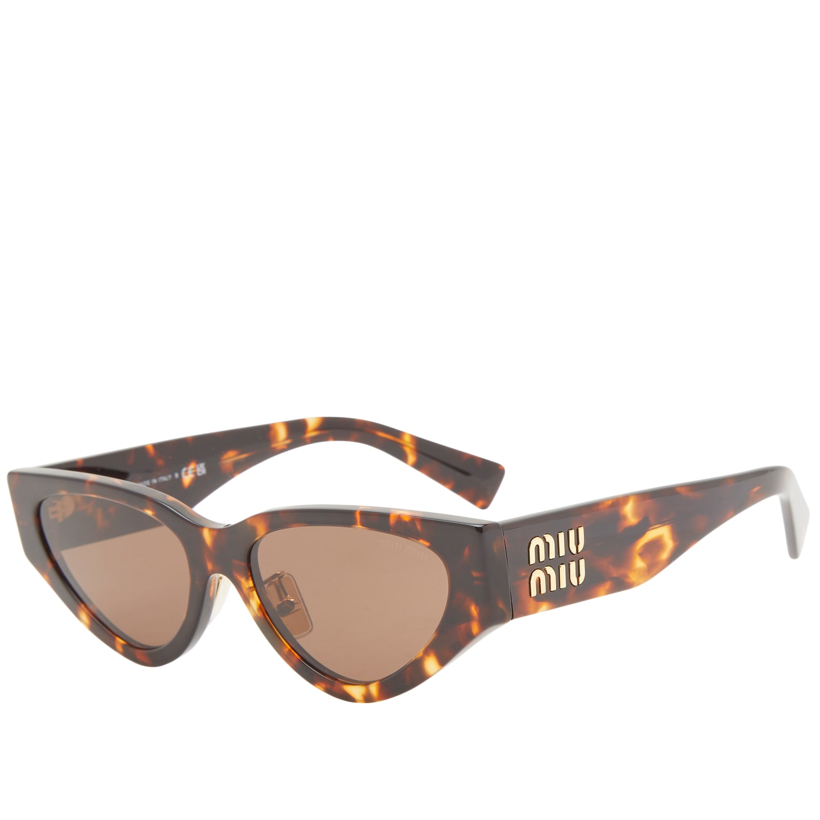 Miu Miu Eyewear 3ZS Sunglasses Honey Havana | END.