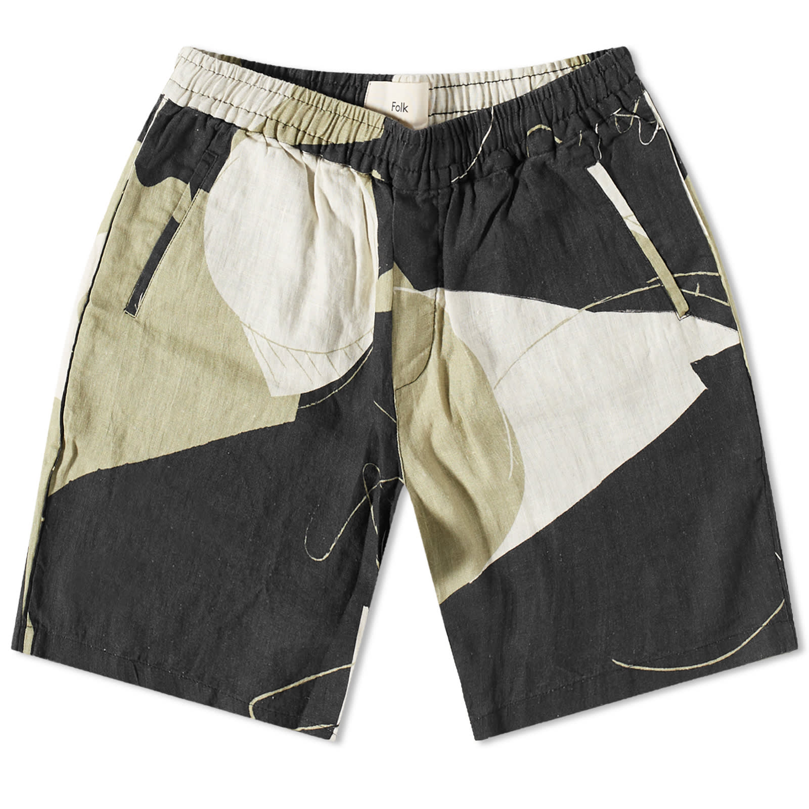 Folk Void Print Assembly Shorts Black | END.