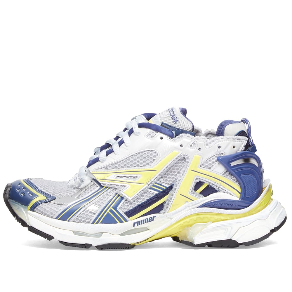 Balenciaga Runner Sneaker White, Black & Grey | END. (UK)