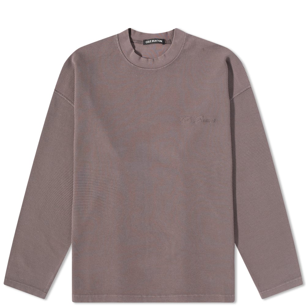 Cole Buxton Long Sleeve Waffle T-Shirt Brown | END. (TW)