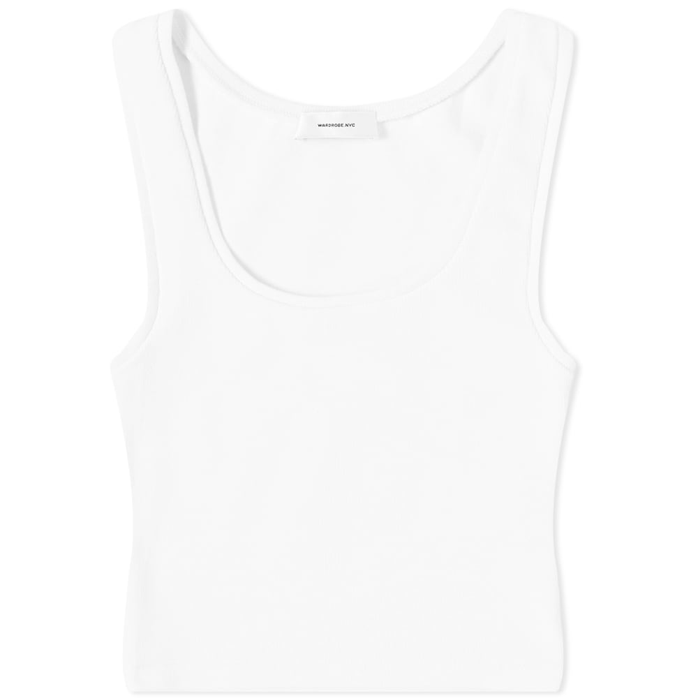 WARDROBE NYC Scoop Neck Tank White END AU wardrobe-nyc-scoop-neck-tank-white-end-au