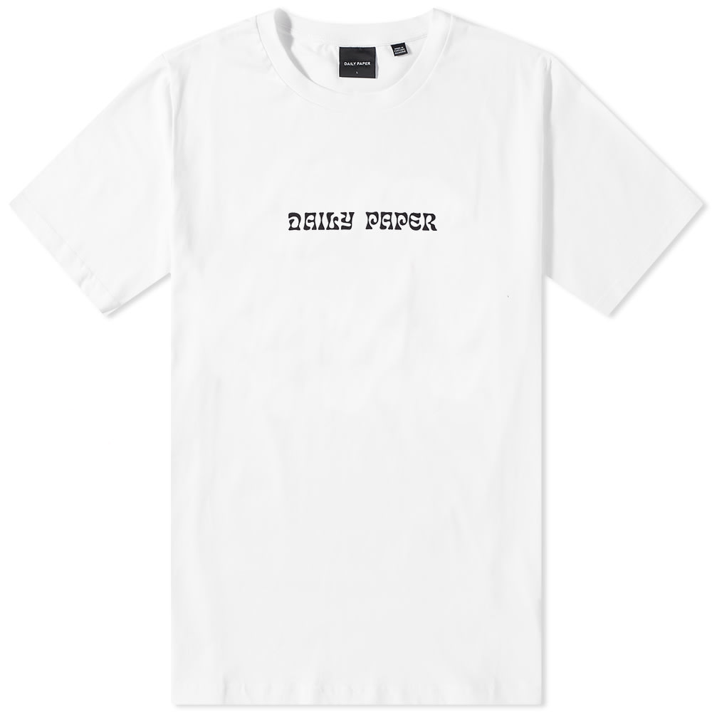 Daily Paper Parnian Logo T-Shirt White | END. (US)