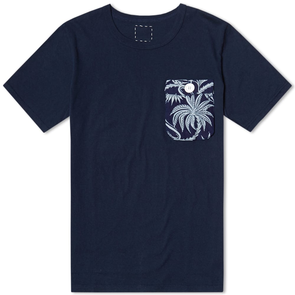 Visvim Pineapple Pocket Tee Navy | END. (US)