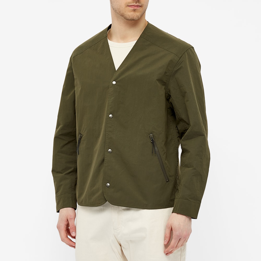 Uniform Bridge Nylon Cardigan Khaki | END. (US)