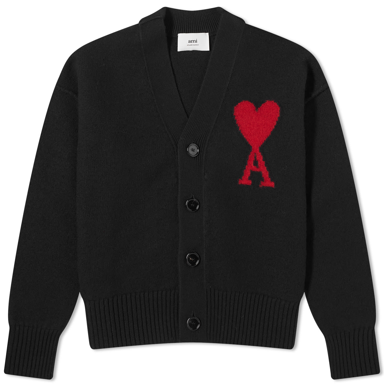 AMI ADC Big Cardigan Black | END. (US)
