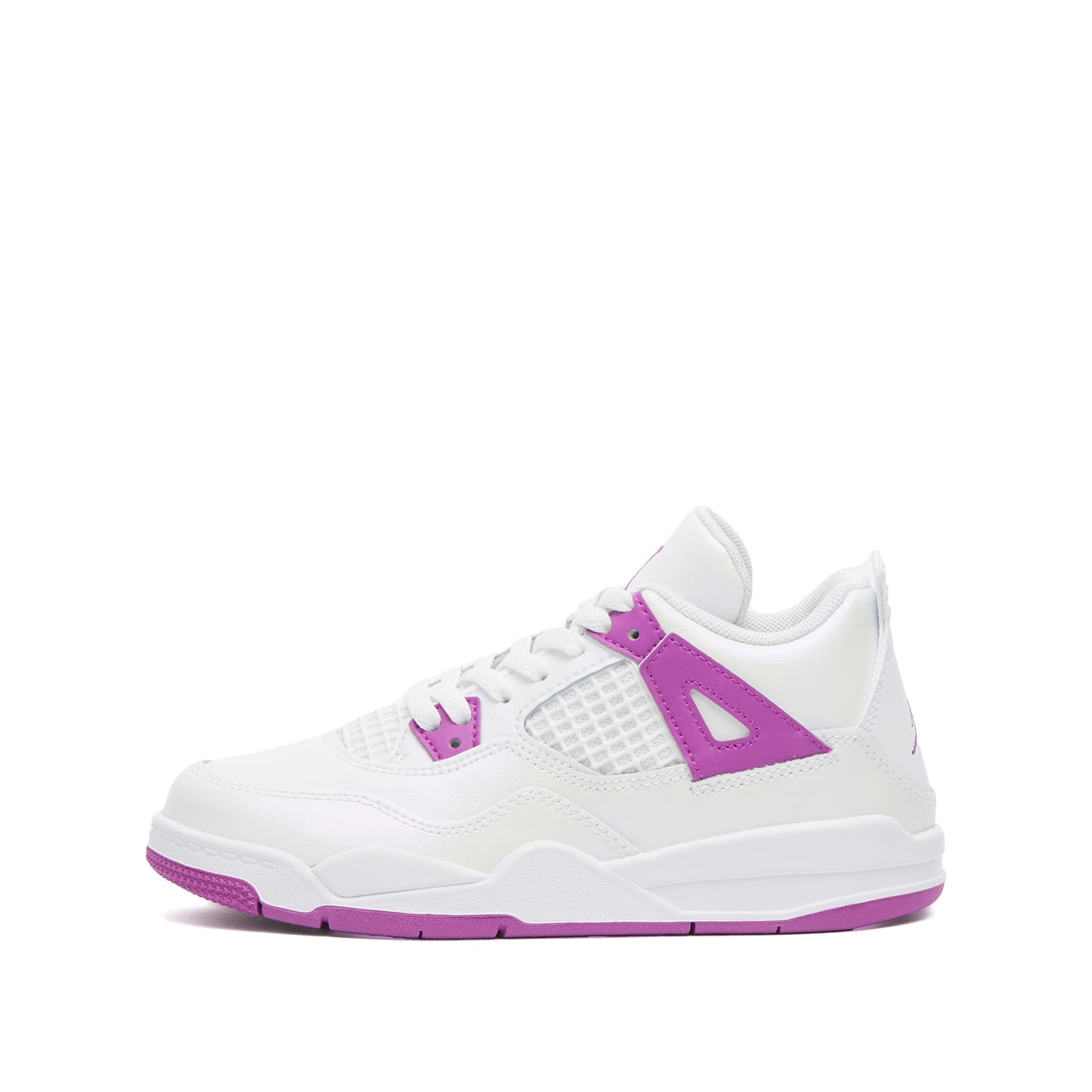 Air Jordan 4 Retro Edge PS White & Hyper Violet | END. (US)