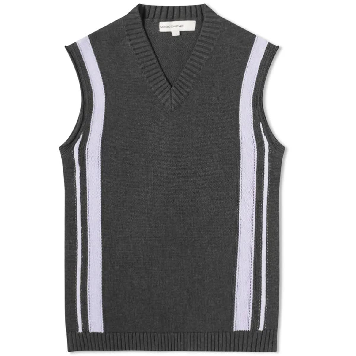 Magic Castles Luca Knitted Vest Charcoal | END. (ES)