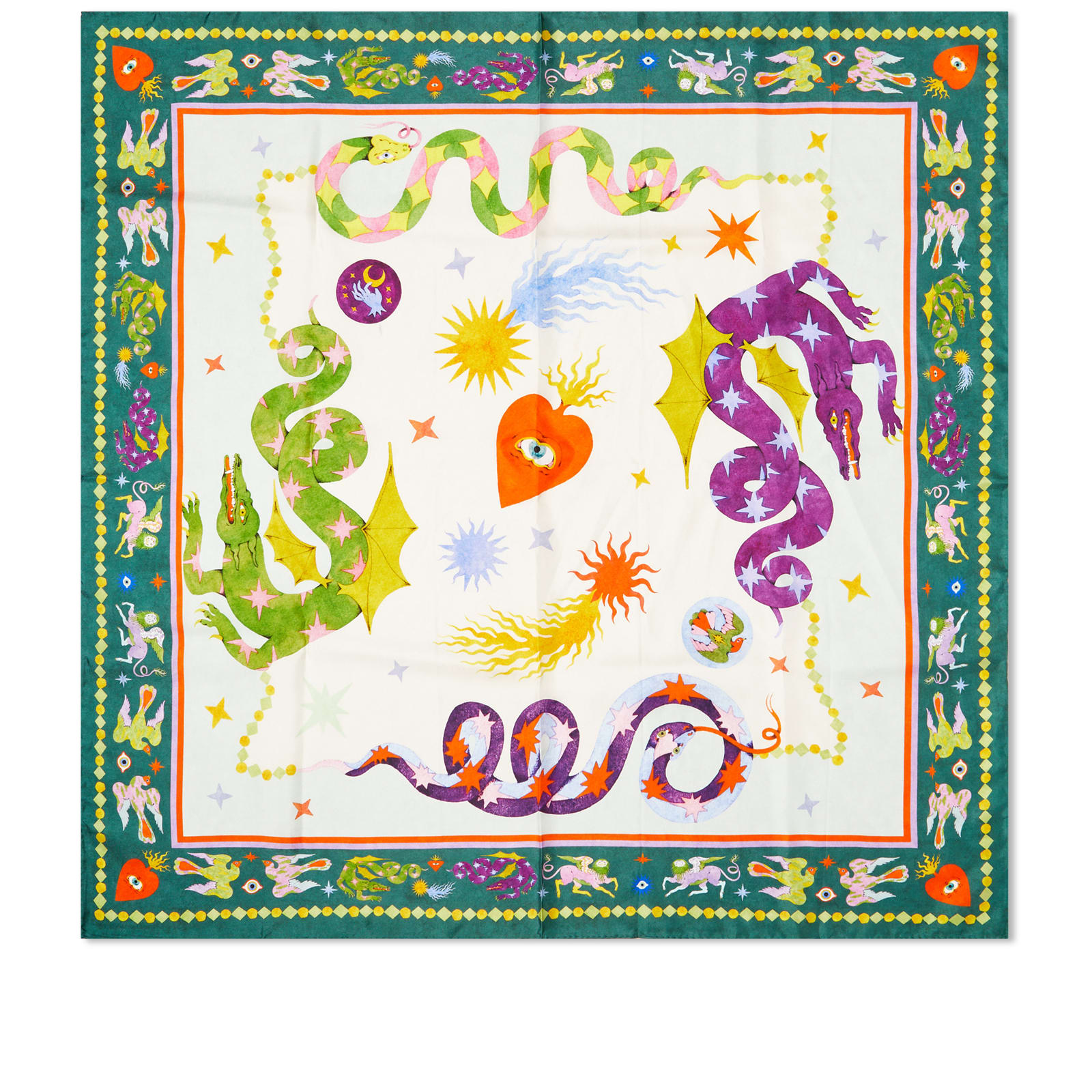 ALÉMAIS Lou Snake Scarf Multi | END. (US)