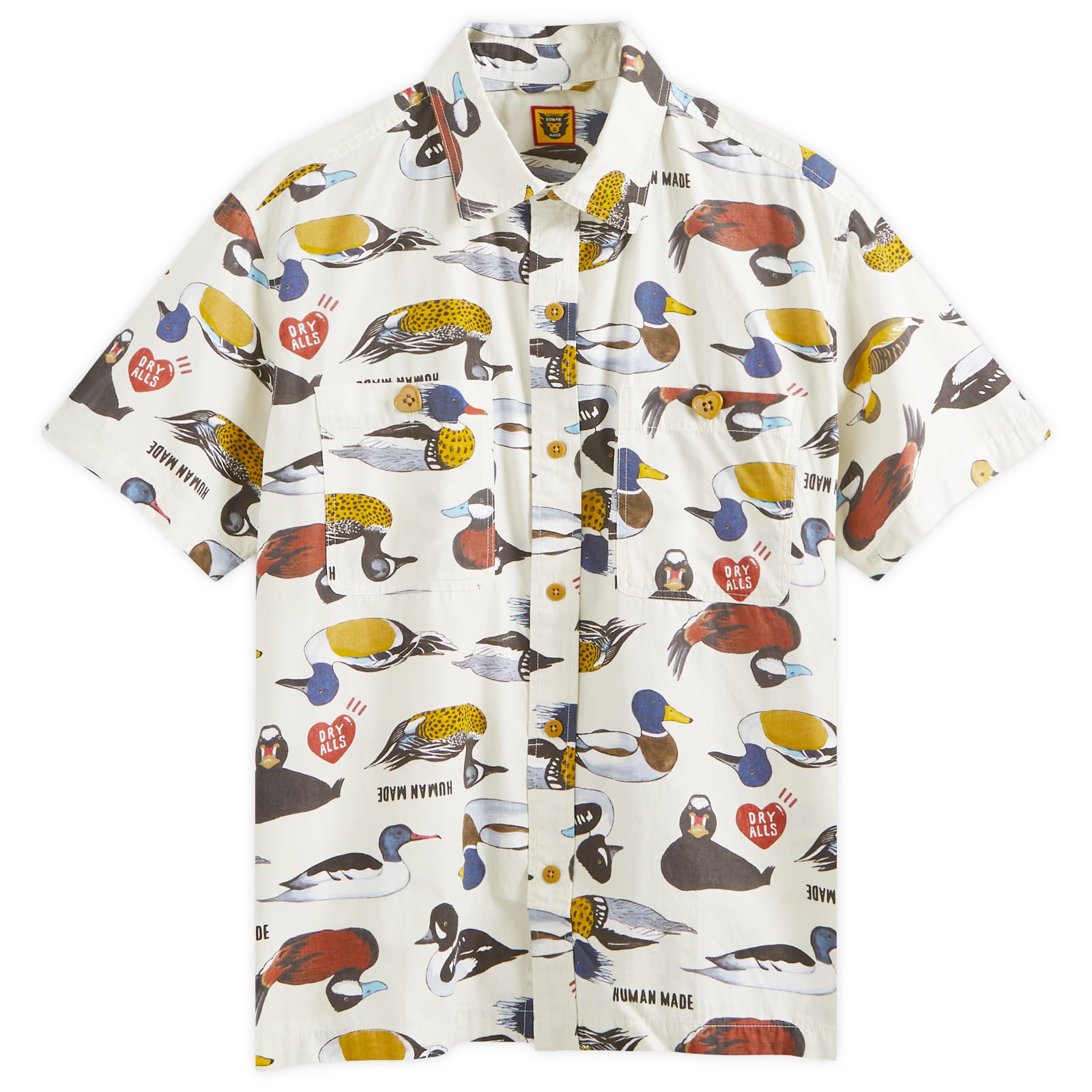 Human Made Duck Short Sleeve Shirt White | END. (US)