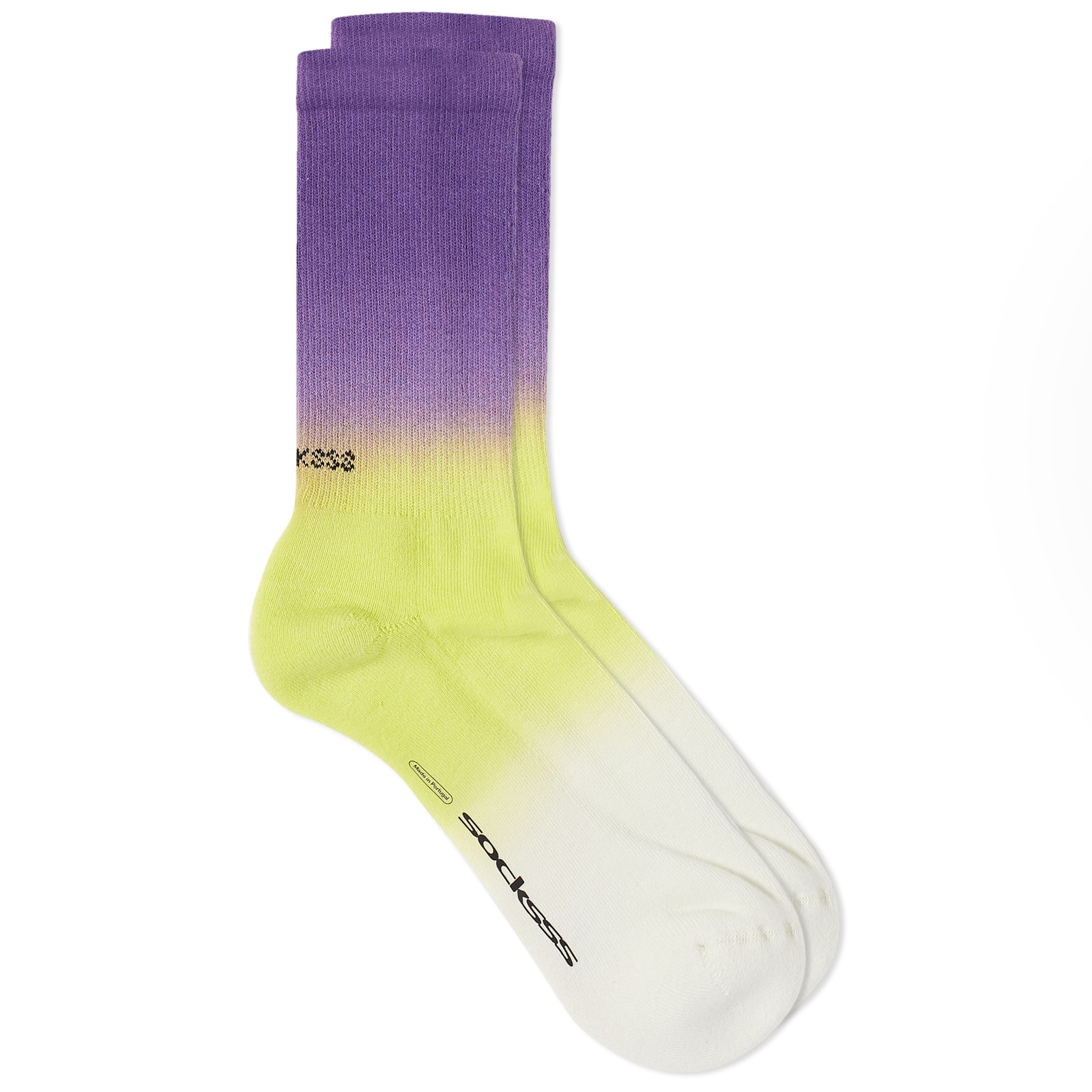 Socksss Tiger Tracks Gradient Socks Yellow & Purple | END. (GB)