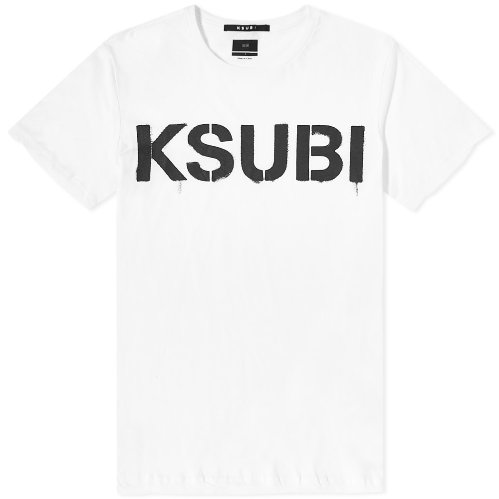 Ksubi Stencil Seeing Lines Tee White | END. (US)