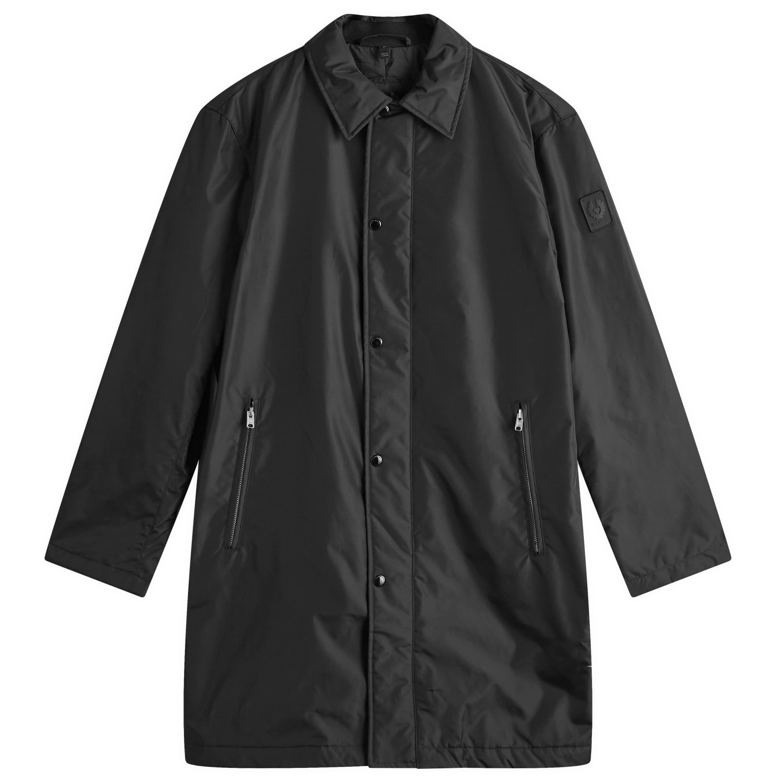 Belstaff Drill Nylon Shell Coat Black | END. (GB)