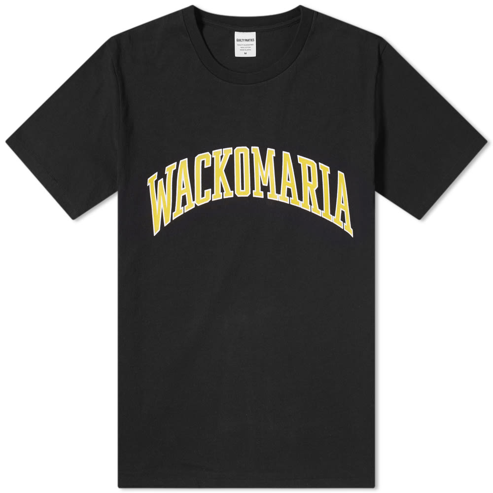 Wacko Maria Varsity Print Tee Black | END. (Global)
