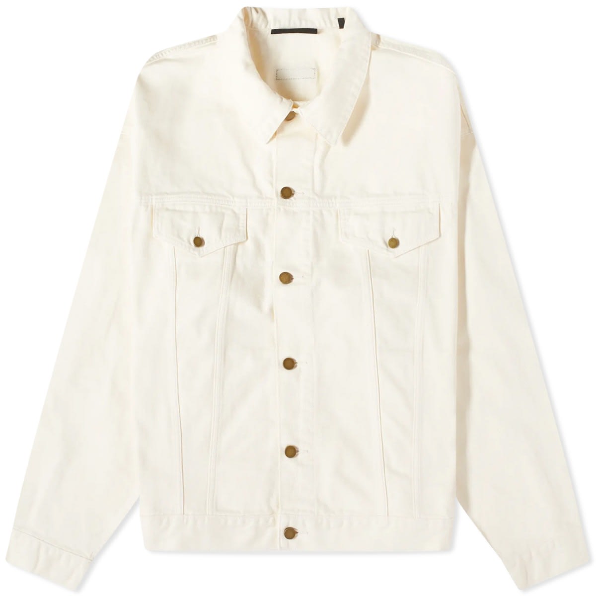 Fear of God Essentials Denim Jacket Cloud Dancer | END. (US)