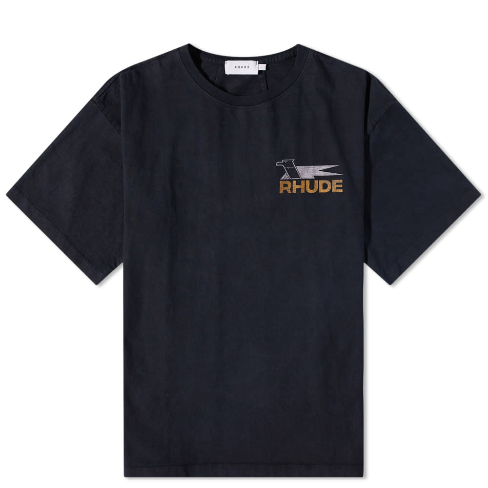 Rhude Rhude Eagle Logo T-Shirt Vtg Black | END. (NZ)