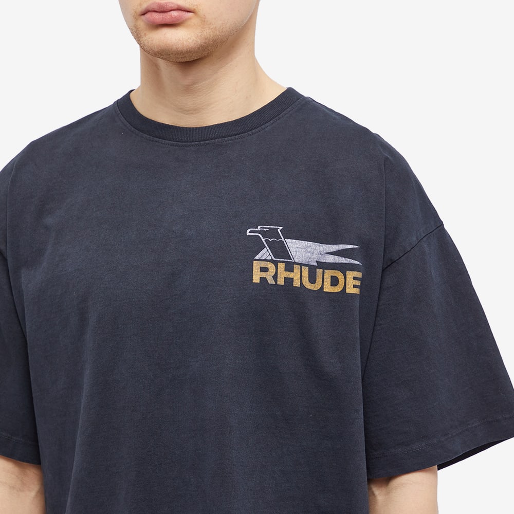 Rhude Rhude Eagle Logo Tee Vtg Black | END. (CN)