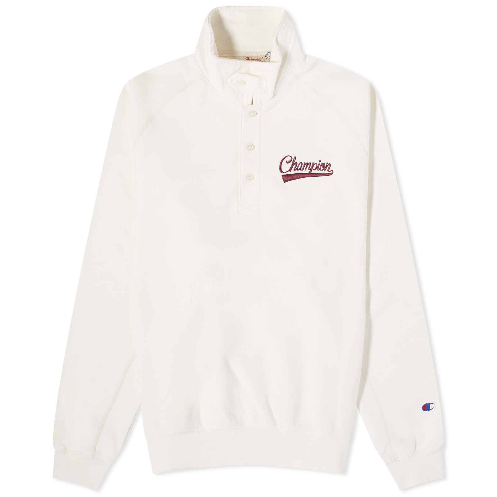 Champion Reverse Weave Button Collar Sweat Ecru | END. (US)