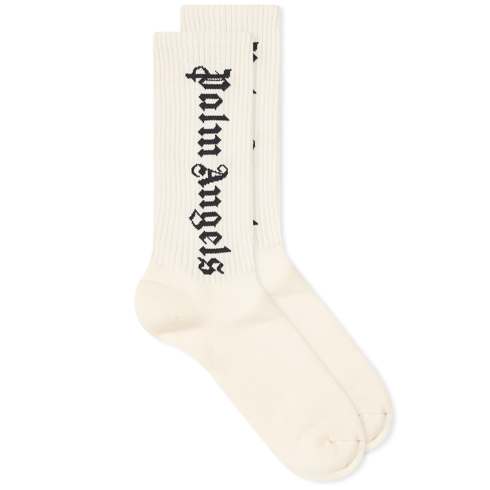 Palm Angels Classic Logo Socks Butter | END. (CA)