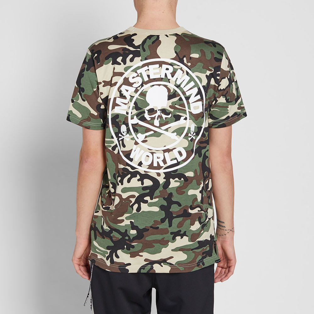 MASTERMIND WORLD Circle Logo Tee Camouflage | END. (US)
