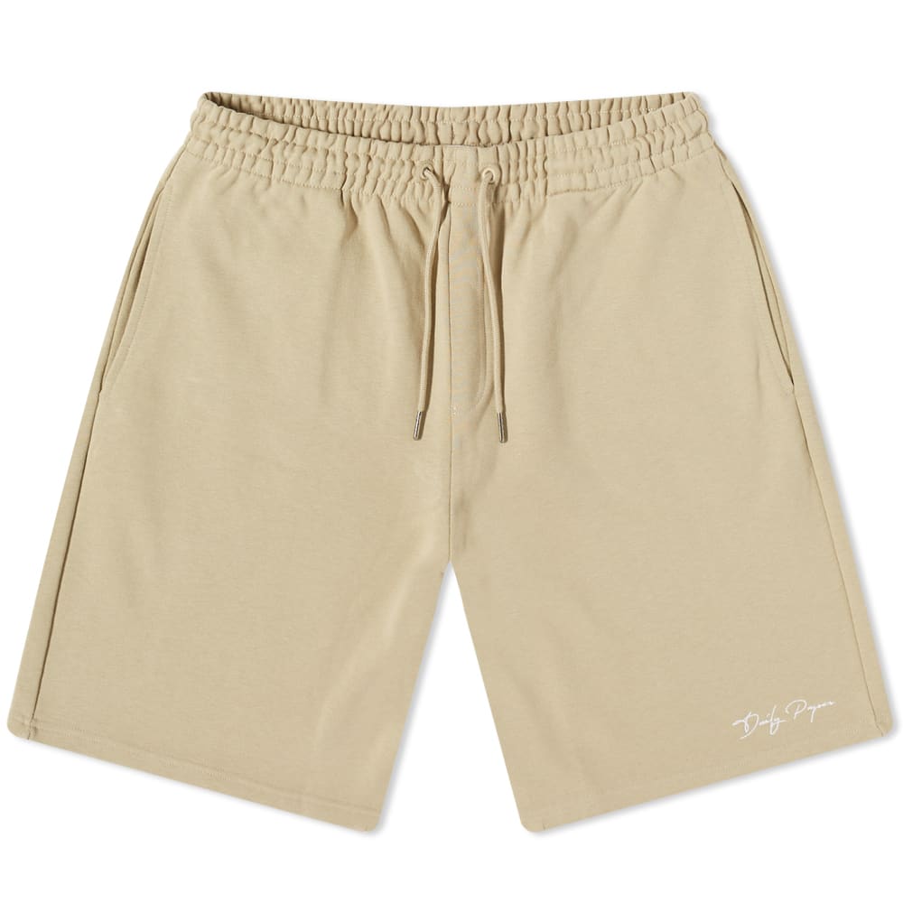 Daily Paper Script Logo Shorts Twill Beige | END. (US)