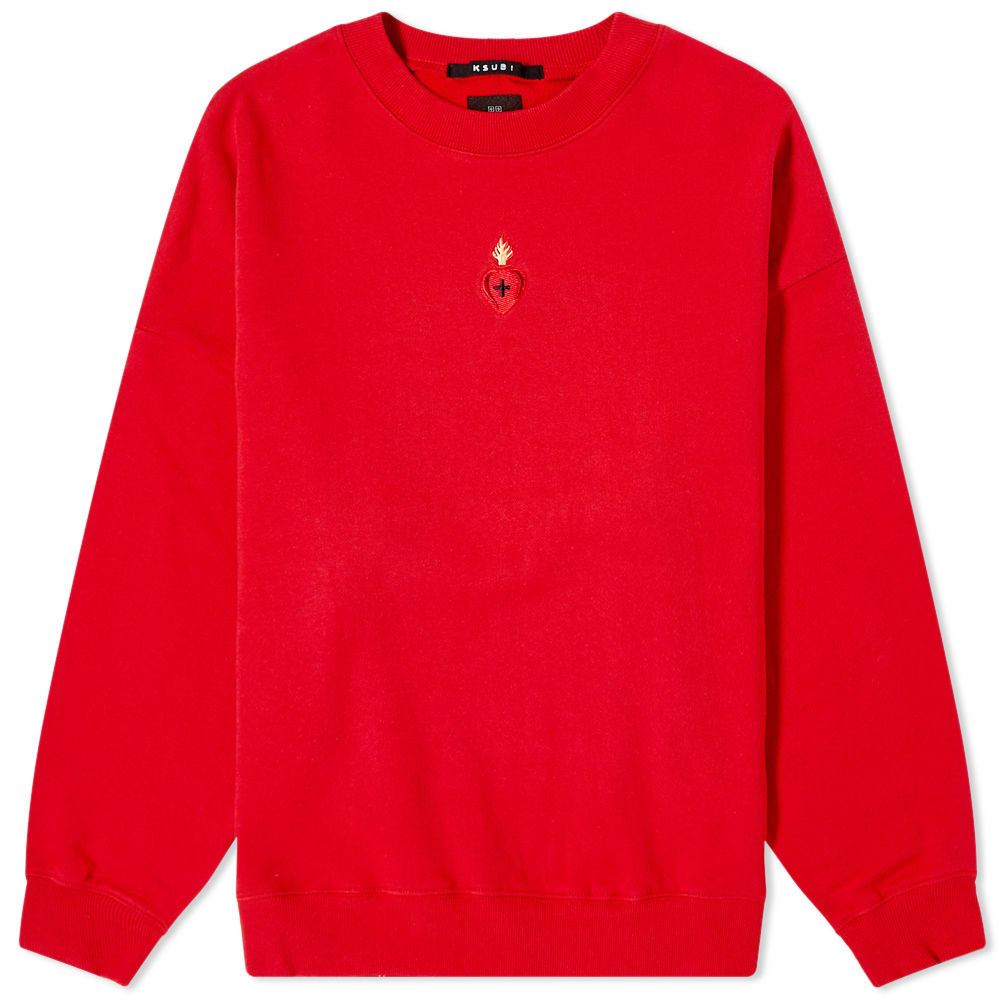 Ksubi Logo Crew Sweat Red | END. (US)