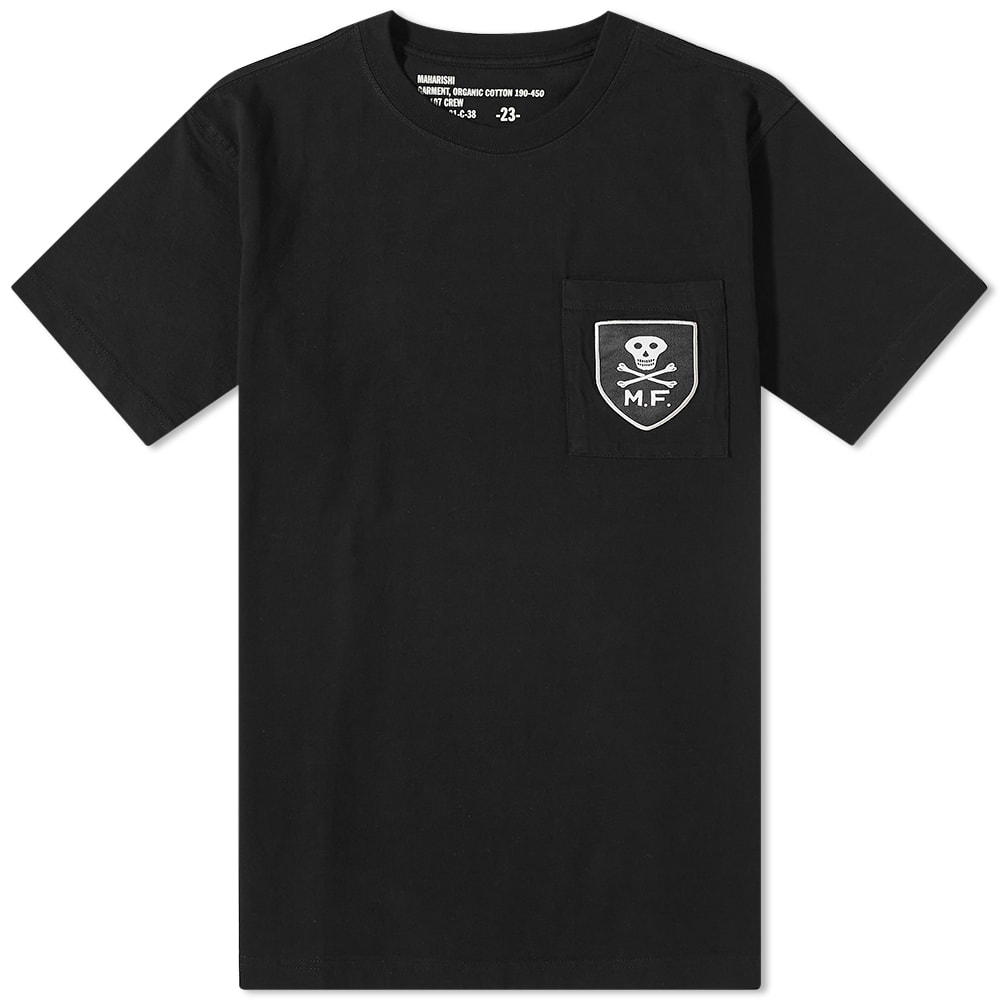 Maharishi MF Patch Pocket T-Shirt Black | END. (GB)