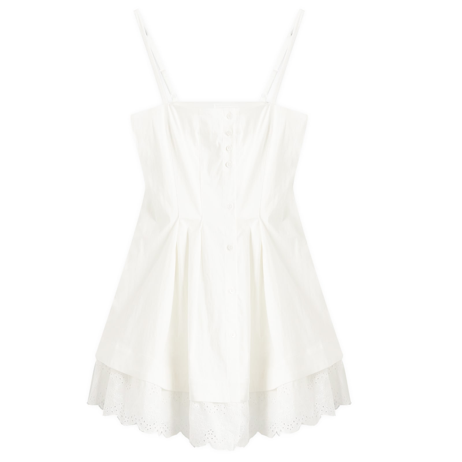 Peachy Den Renee Mini Dress Porcelain | END. (GB)