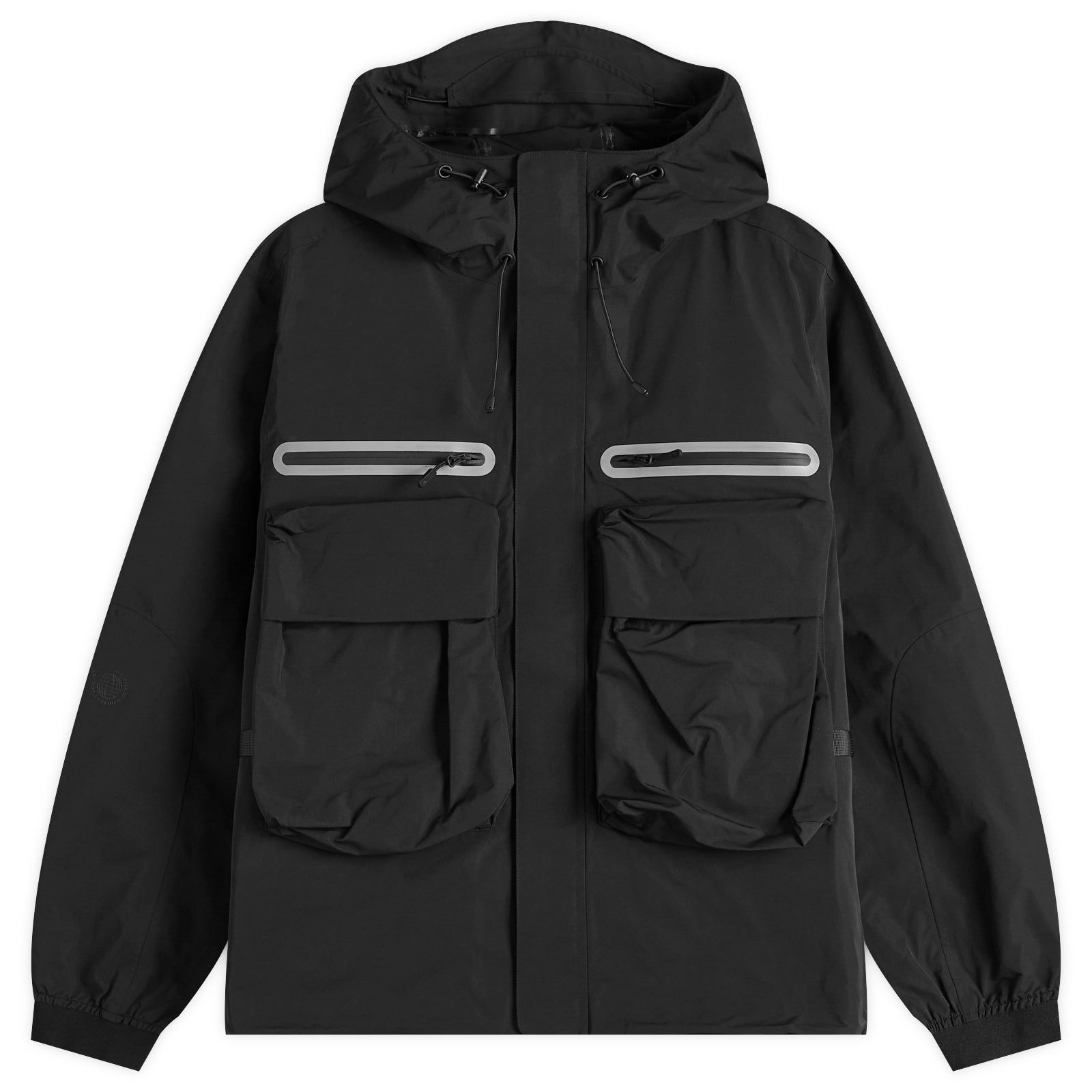 Purple Mountain Observatory Men's Climate Hooded Jacket Black - Curated ...