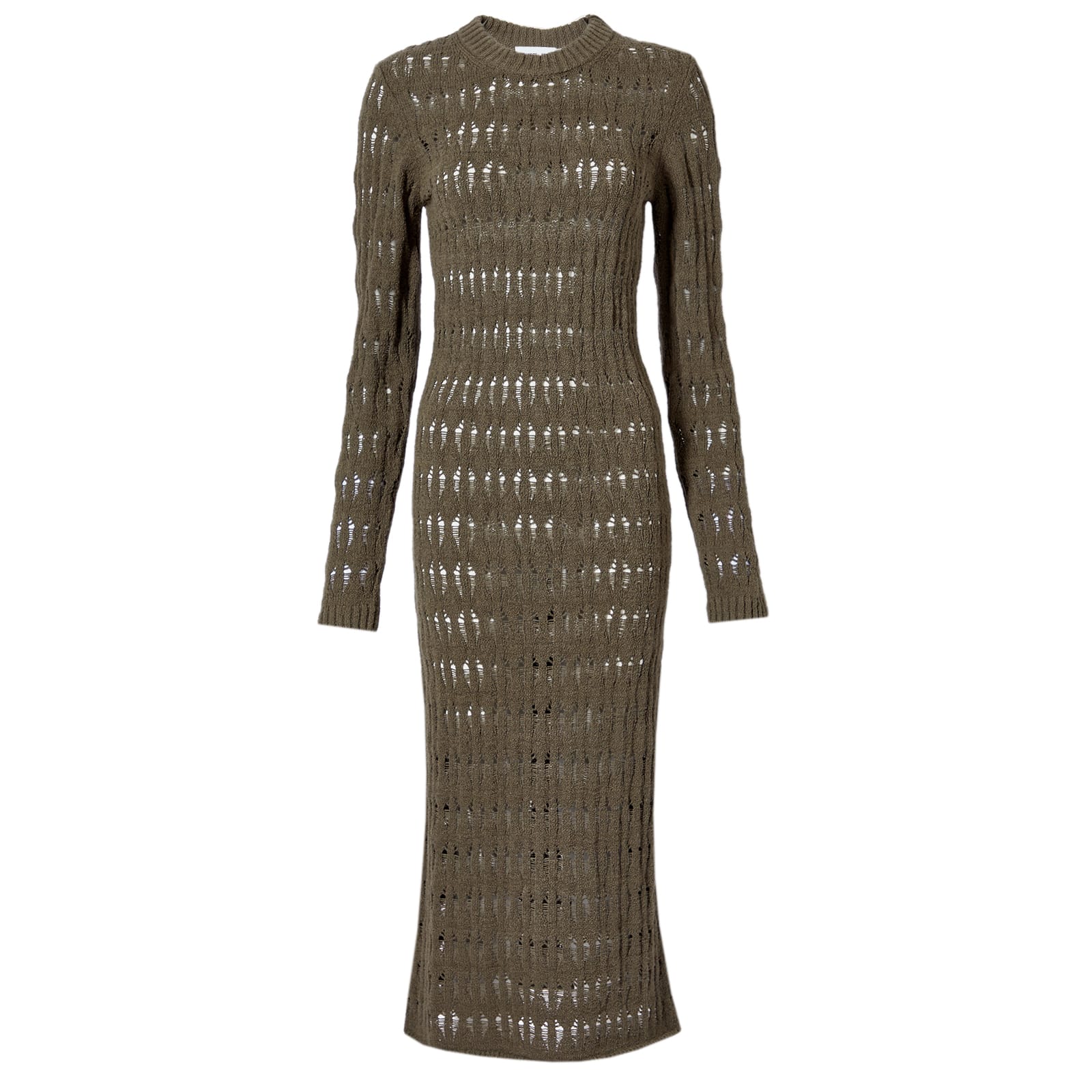 Samsøe Samsøe Caleb Crinkle Midi Dress Dark Brindle | END. (US)