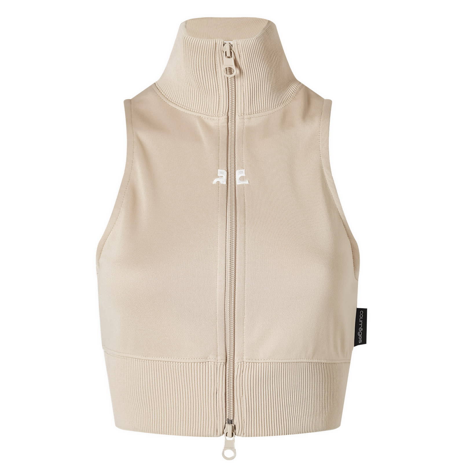 Courrèges Interlock Tracksuit Cropped Vest Sand | END. (KR)