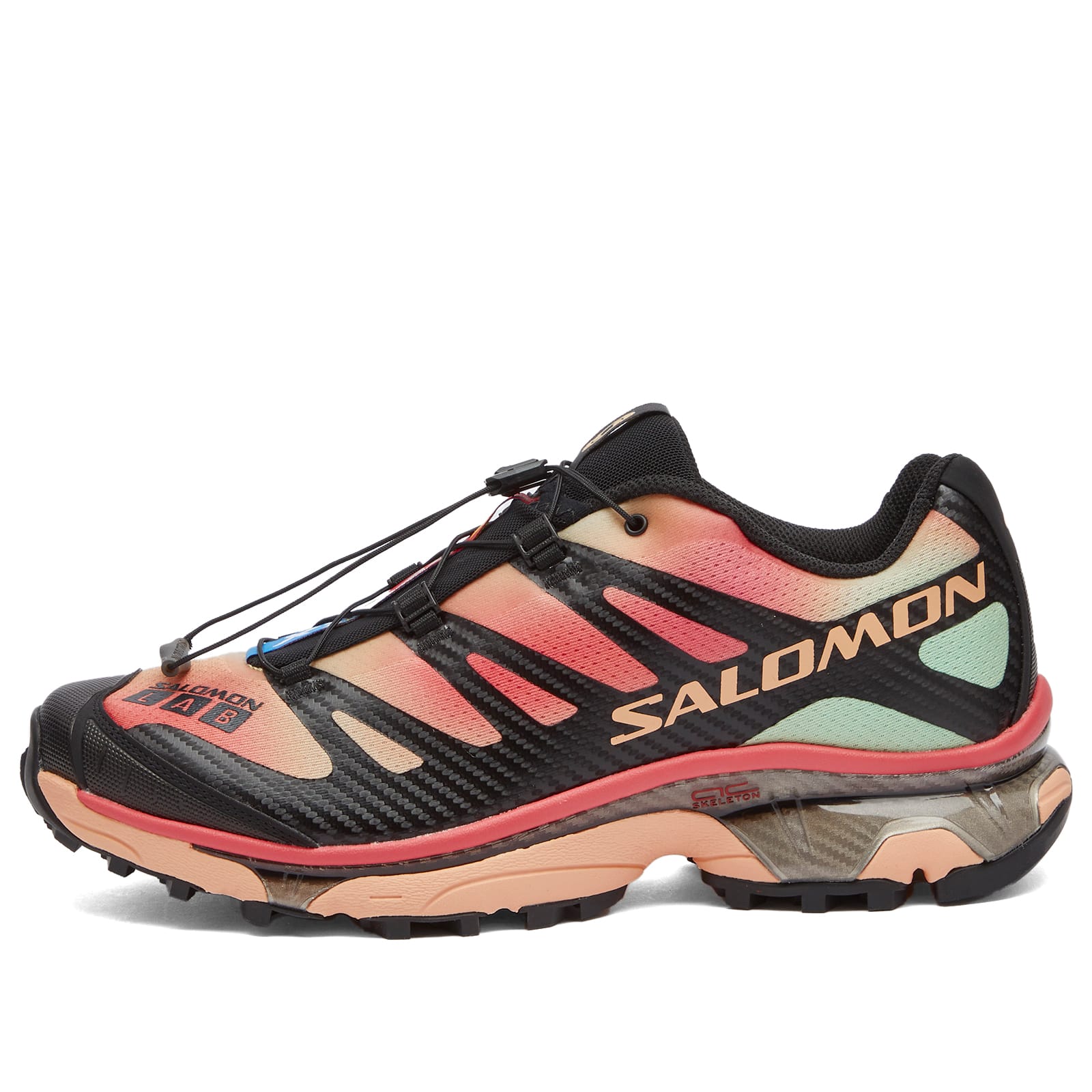 Salomon XT-4 OG AURORA BOREALIS Black, Prairie Sunset & Sugar Coral ...