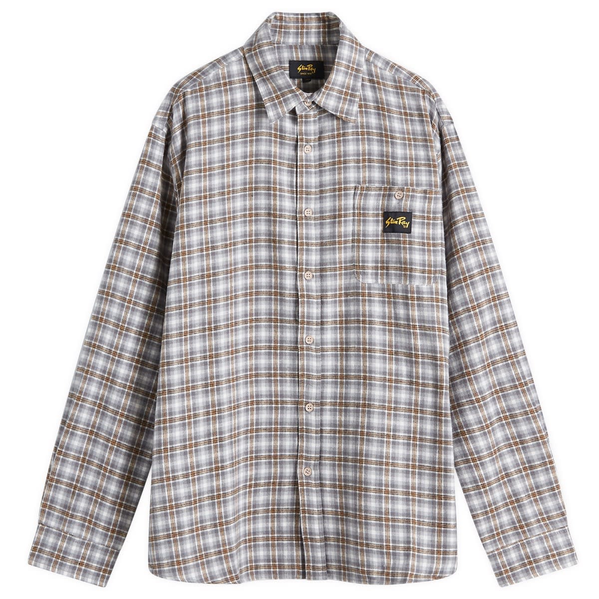 Stan Ray Flannel Shirt Grey Plaid | END. (US)