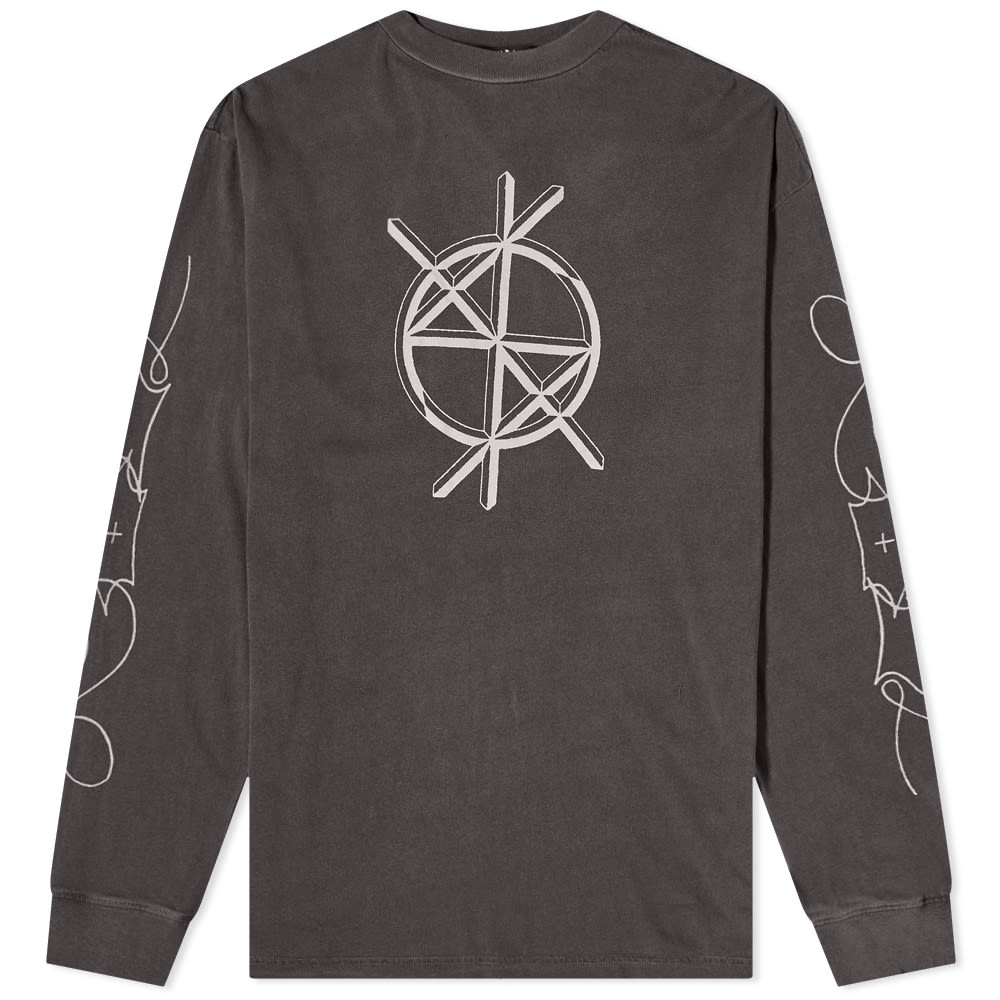Ksubi Long Sleeve Cryptic Biggie T-Shirt Charcoal | END. (US)
