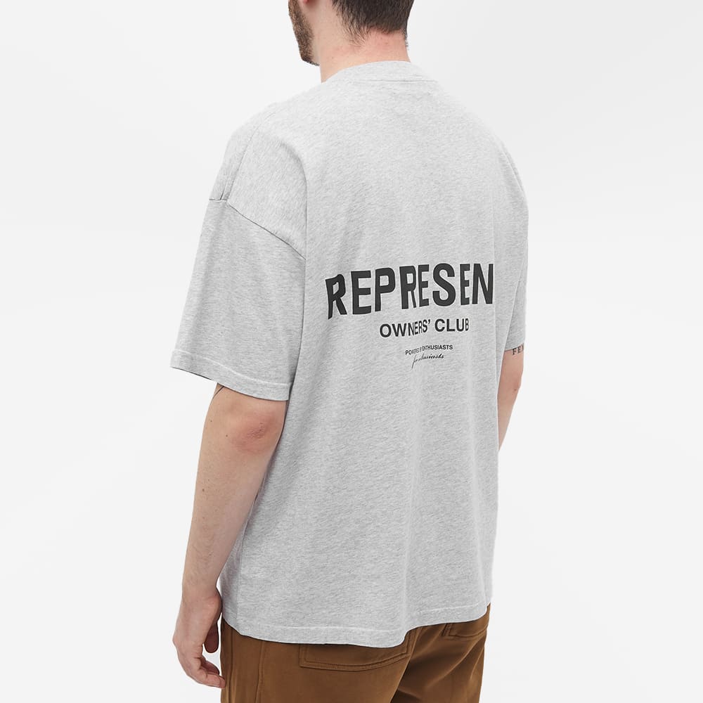 Represent Represent Owners Club Tee Light Grey Marl | END. (IE)