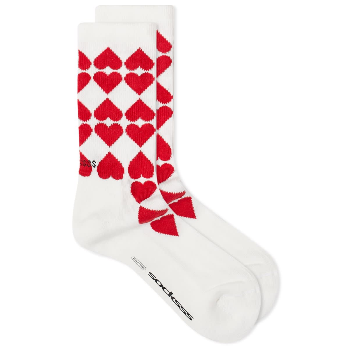 Socksss Hearts Socks White | END. (GB)