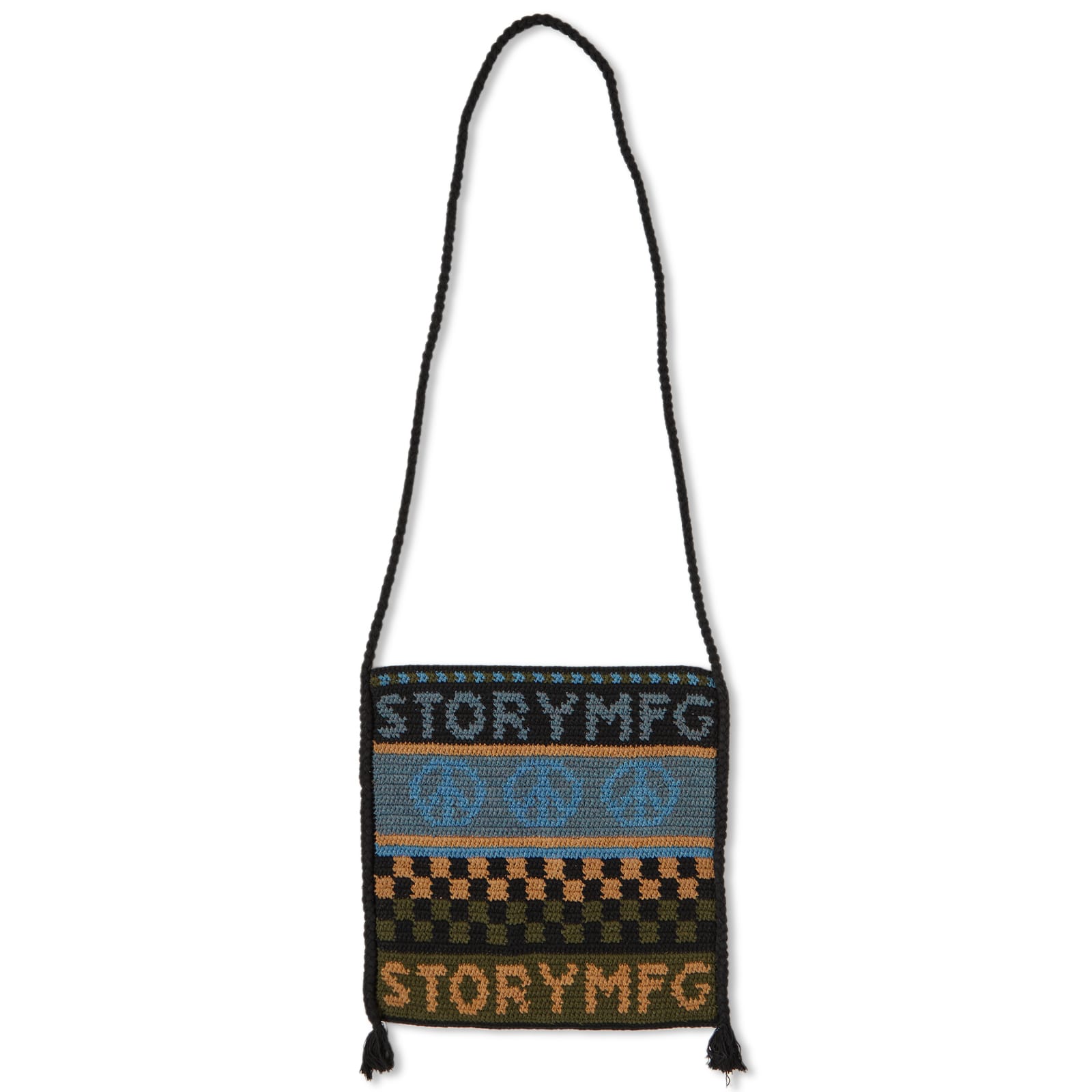 Story mfg. Crochet Peace Stash Bag Purple Peace | END. (AU)