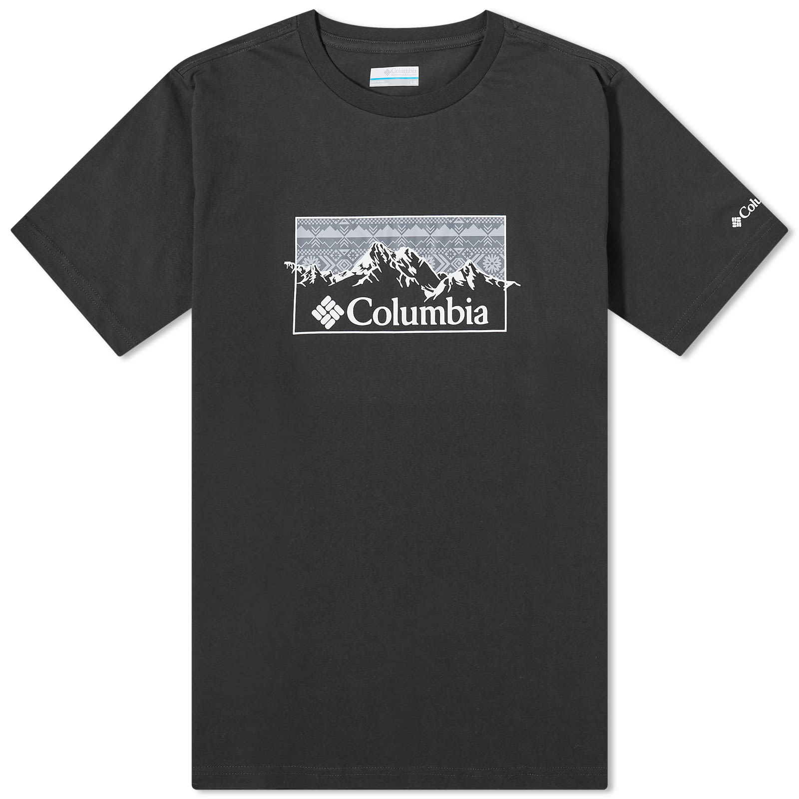 Columbia CSC™ Seasonal Logo T-Shirt Black, Checkered Range Graphic | END. (US)