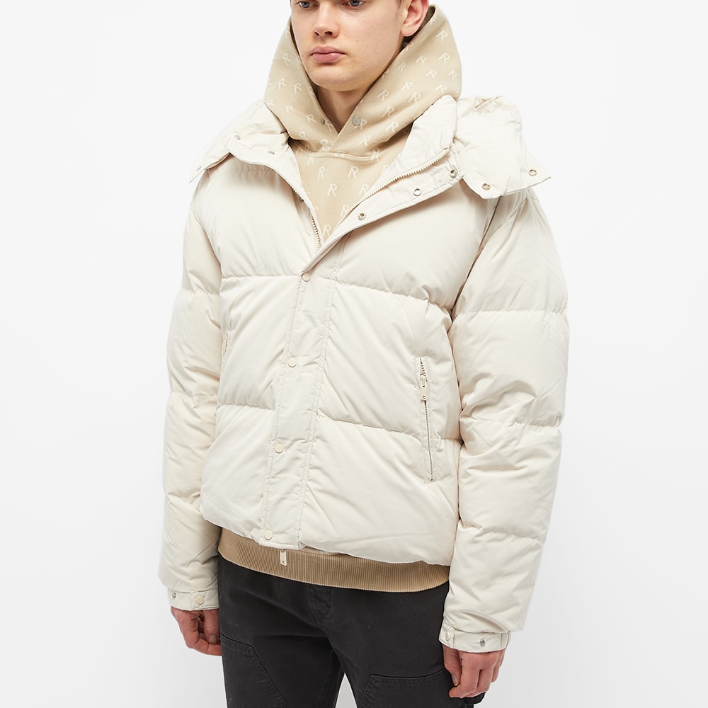 Represent Nylon Hooded Puffer Jacket Bone | END. (Global)