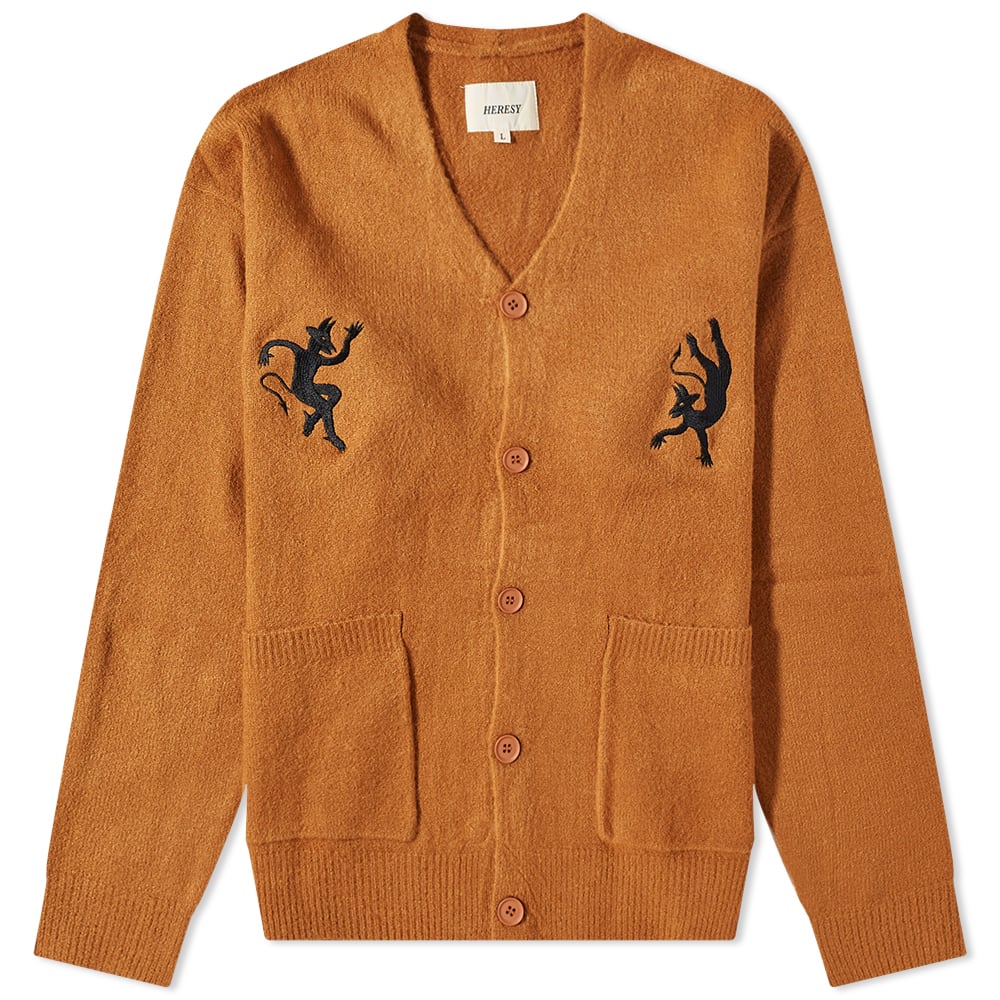 Heresy Trickster Cardigan Rust | END.
