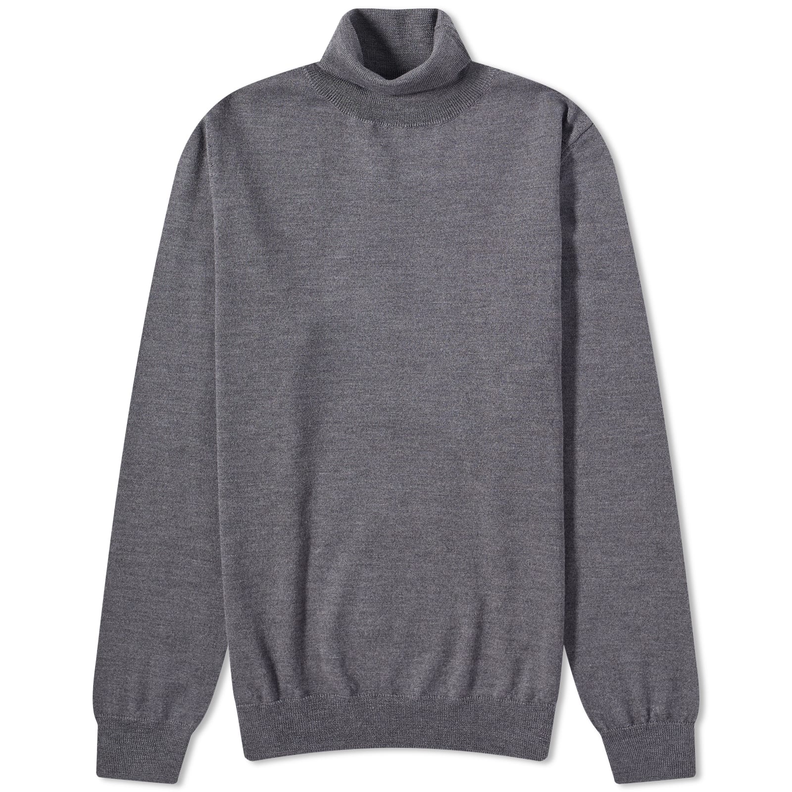 A.P.C. Dundee Roll Neck Knit Anthracite Marl | END. (AT)