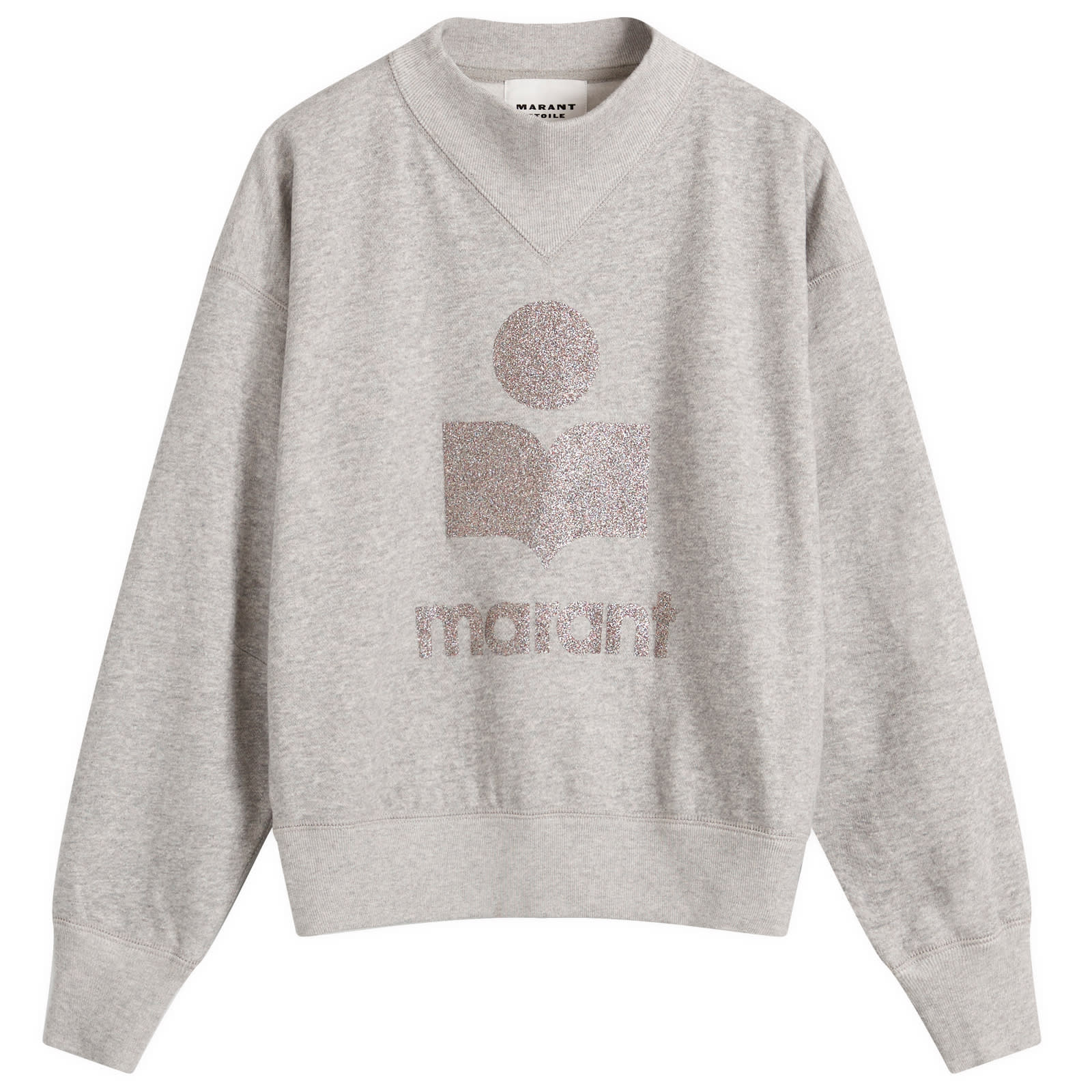 Isabel Marant Logo Sweatshirt Grey & Silver | END. (US)