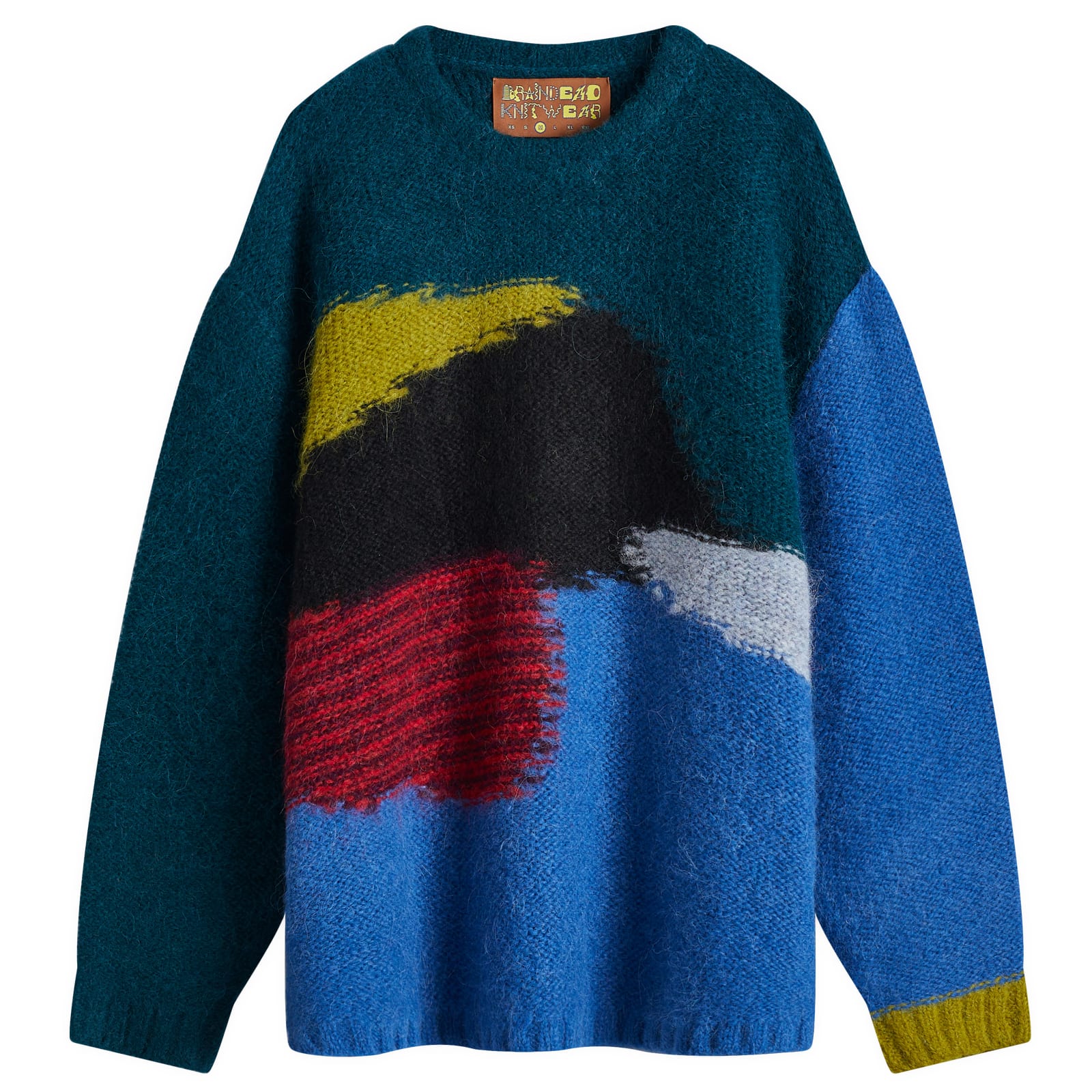 Brain Dead Box Knit Jumper Blue | END. (GB)